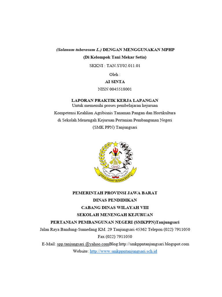 Laporan Ai Shinta-2 | PDF