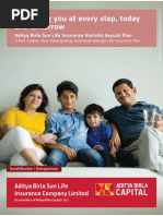 ABSLI Nishchit Aayush Plan V12 Brochure Web Version 8679bdb2d3 | PDF ...