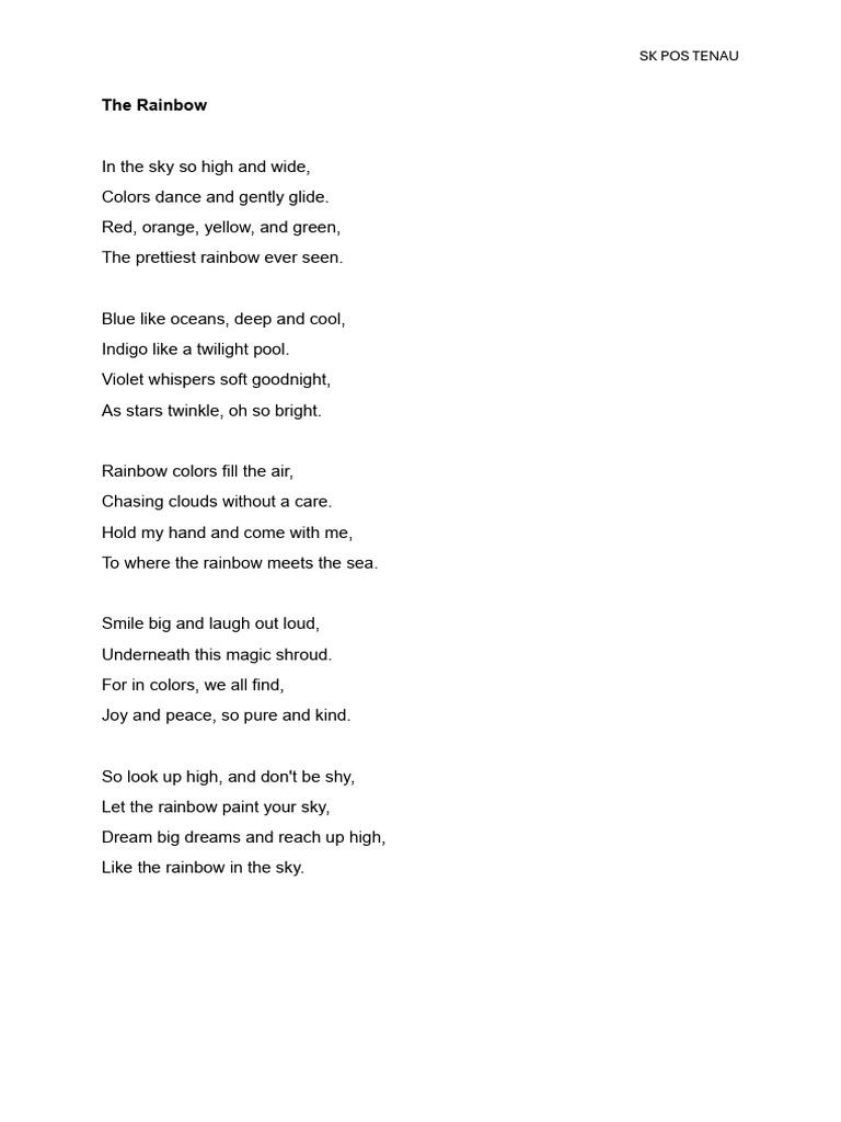The Rainbow | PDF
