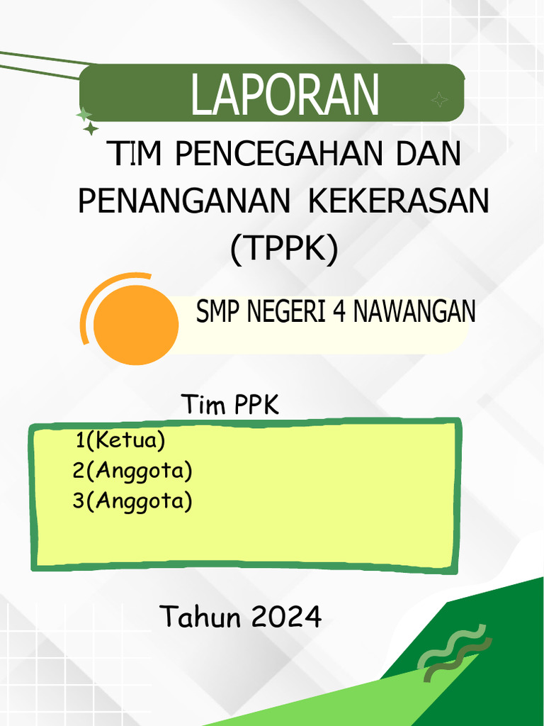 Contoh Laporan TPPK | PDF
