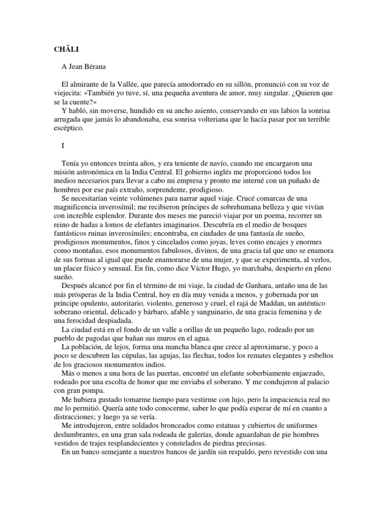 Châli | PDF | Naturaleza