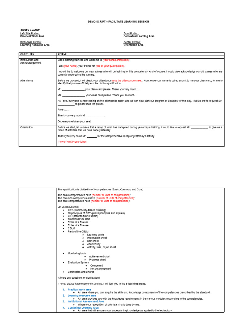 FLS Script | PDF | Learning