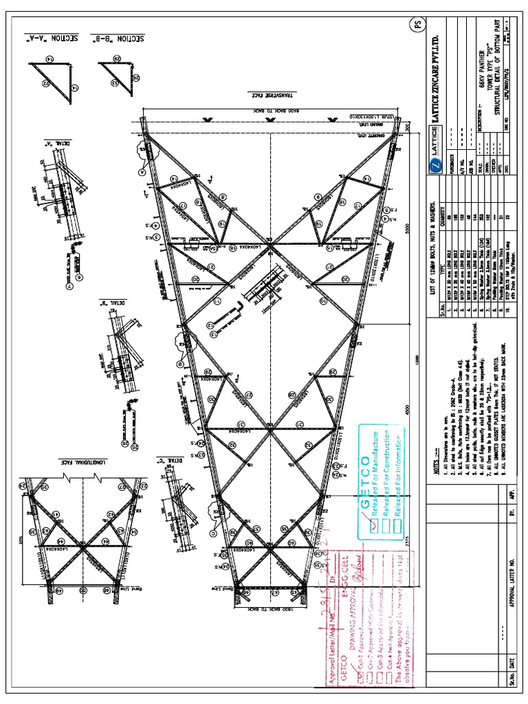 PS Type Structure Drawing | PDF