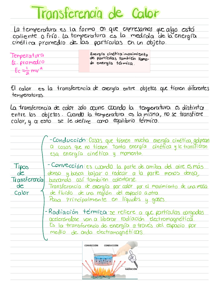 Transferencia de Calor | PDF | Calor | Temperatura