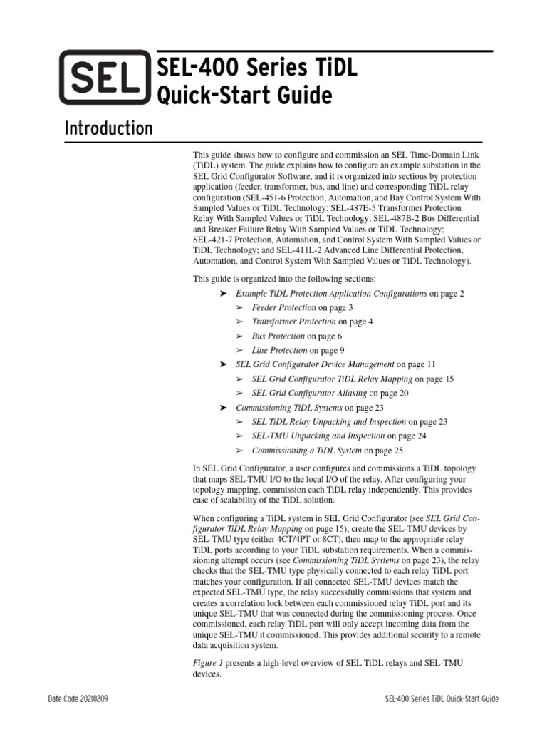 400-TiDL QS 20210209 | PDF | Input/Output | Electrical Substation
