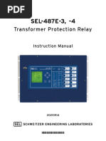 SEL-487E: Transformer Protection Relay | PDF | Electrical Substation ...