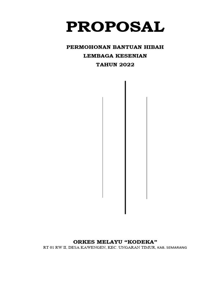 Sistematika Proposal Hibah 2022 | PDF