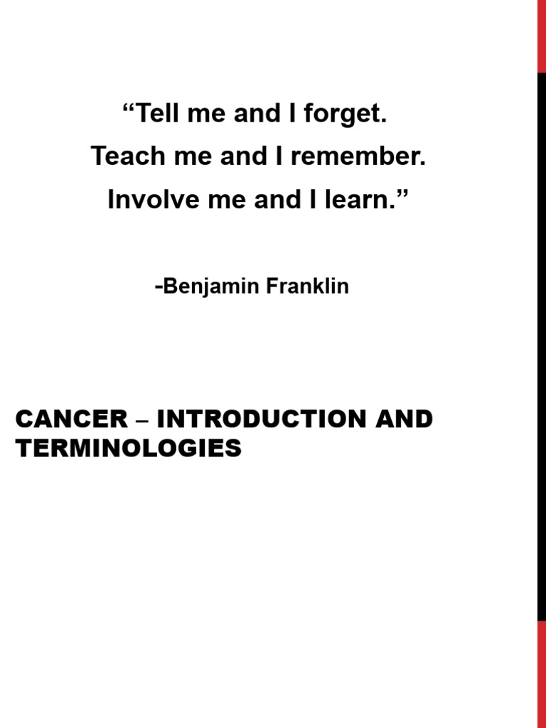 Cancer Basics Final | PDF | Metastasis | Cancer