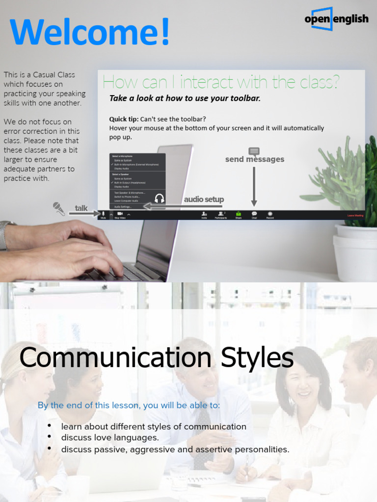 Casual Communication Styles 2 - 1 | PDF | Body Language | Communication