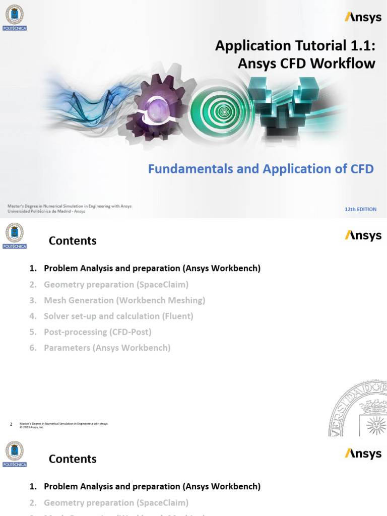 AT01.1 - ANSYS CFD Workflow-7 | PDF | Numerical Analysis | Heat