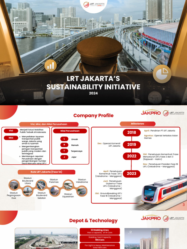 LRT Jakarta Sustainability Initiative 2024 | PDF | Sustainability ...