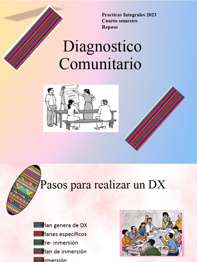 Proceso de Diagnostico Comunitario | PDF