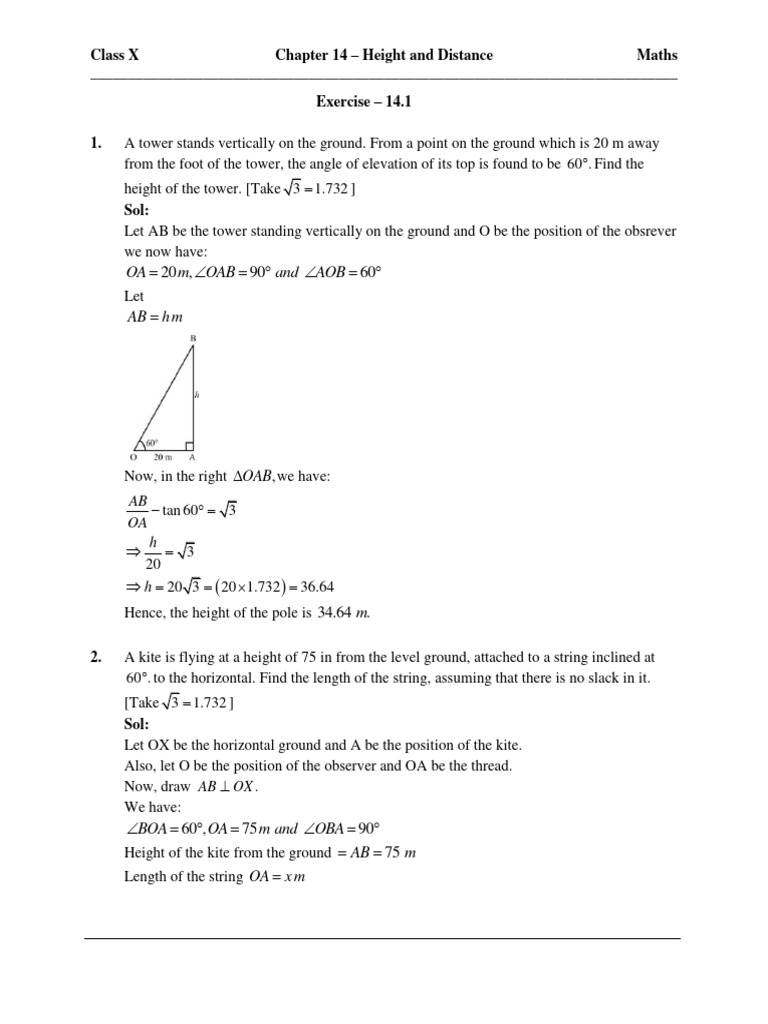 CH 14 | PDF | Shadow | Tower