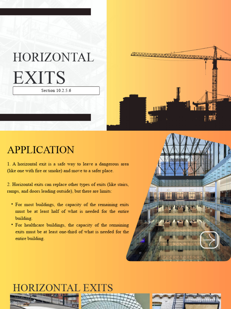 Horizontal Exits | PDF | Stairs | Door