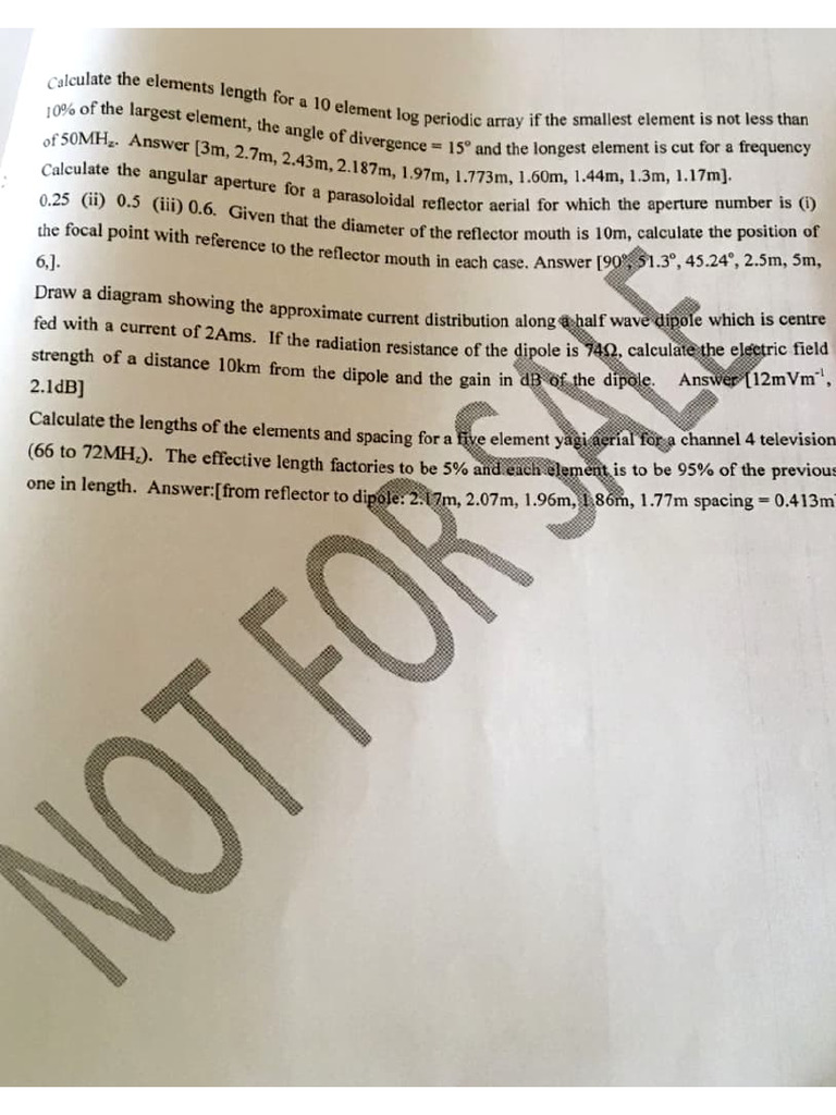 PHY 204 Radio Communication Principles Note - 23 | PDF