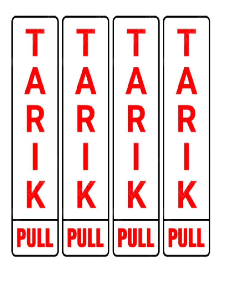 Tulisan Tarik Dorong | PDF