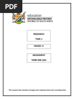 2025 Gr12 Geography Research PROJECT | PDF | Map | Data