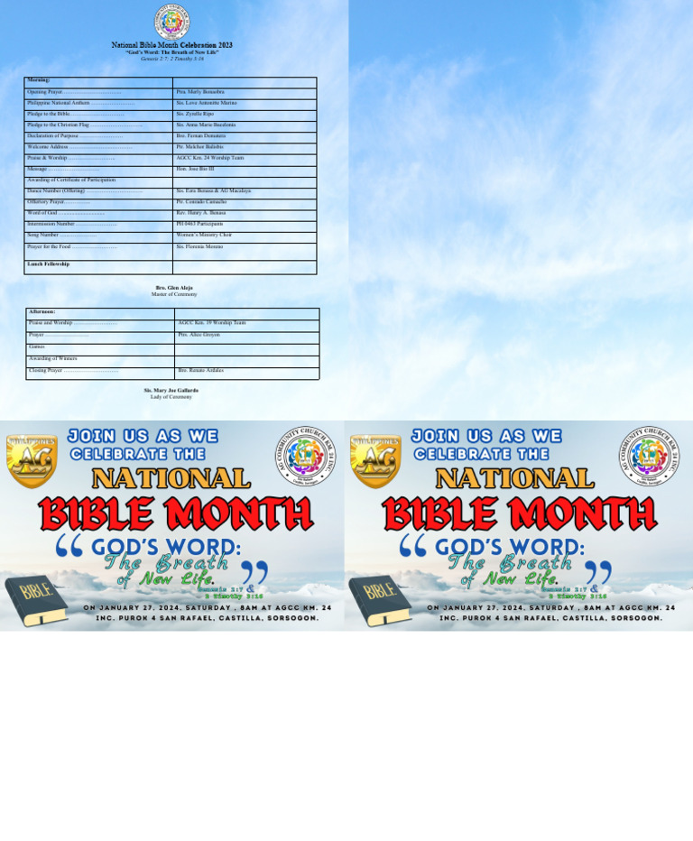 Bible Month | PDF