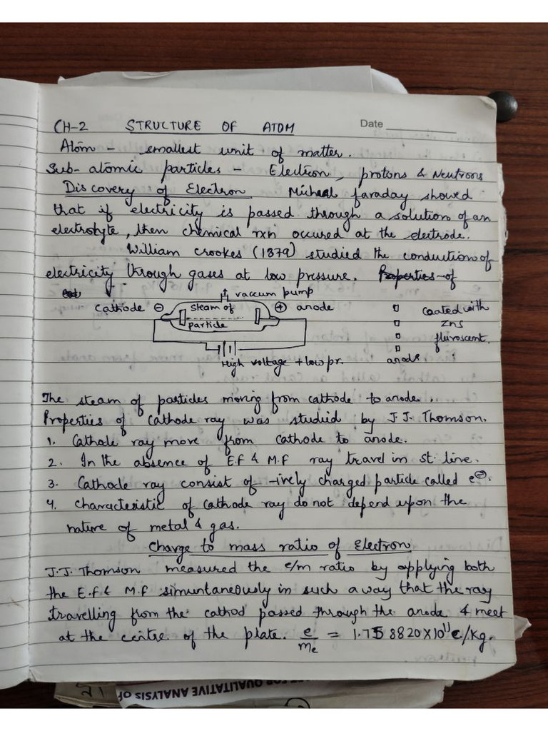 Class 11 Chemistry Chapter 2 notes. | PDF
