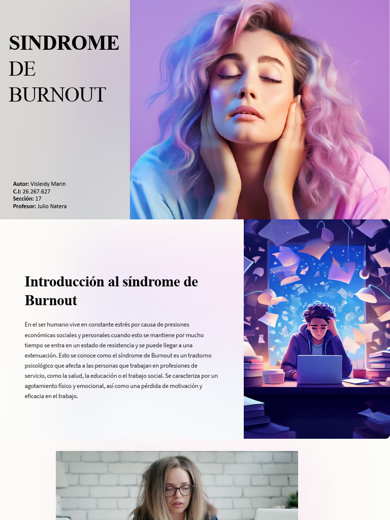 Sindrome de Burnout | PDF | Burnout ocupacional | Estrés (biología)