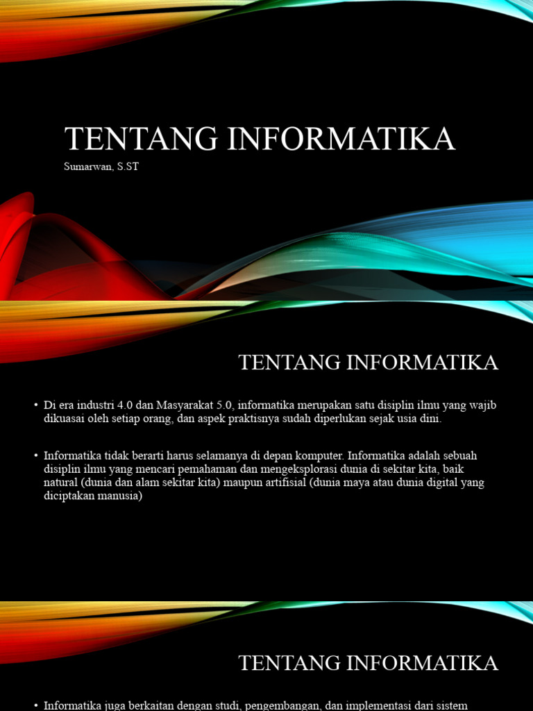 Tentang Informatika 2 | PDF