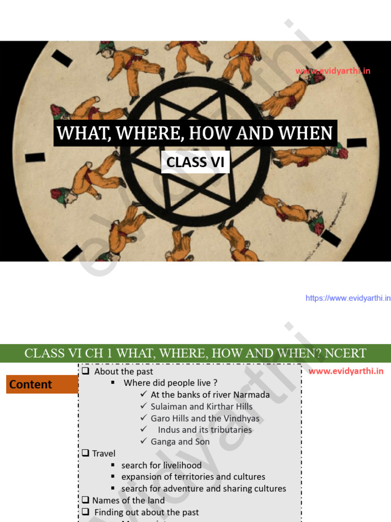 Class VI History: What, Where, How, When | PDF | Common Era