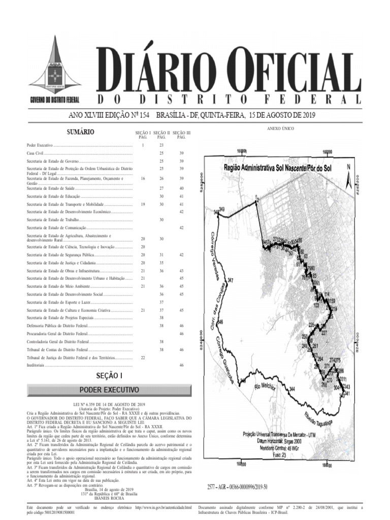 DF - Sol Nascente-Por Do Sol - Criação | PDF | Administração pública ...