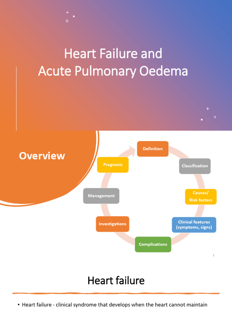 Medicine - Heart Failure and Acute Pulmonary Oedema | PDF | Heart ...