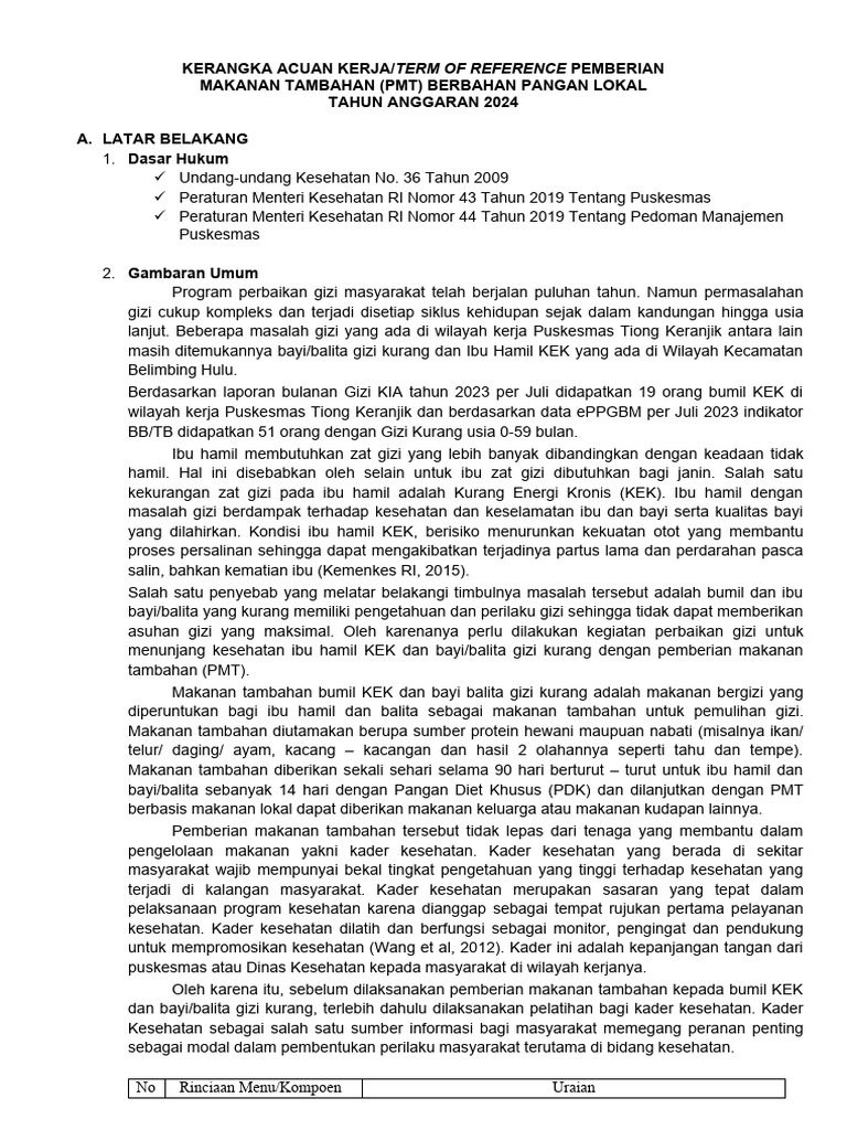 Tor Gizi PMT 2024 | PDF