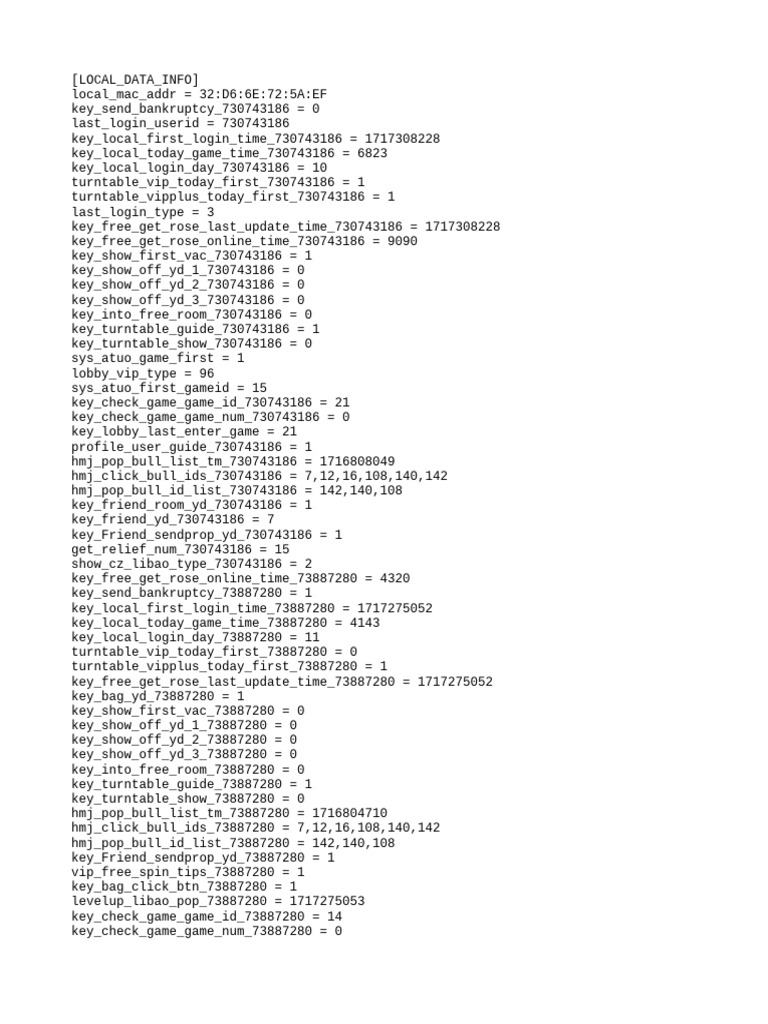 Local Data - Conf | PDF | Computers