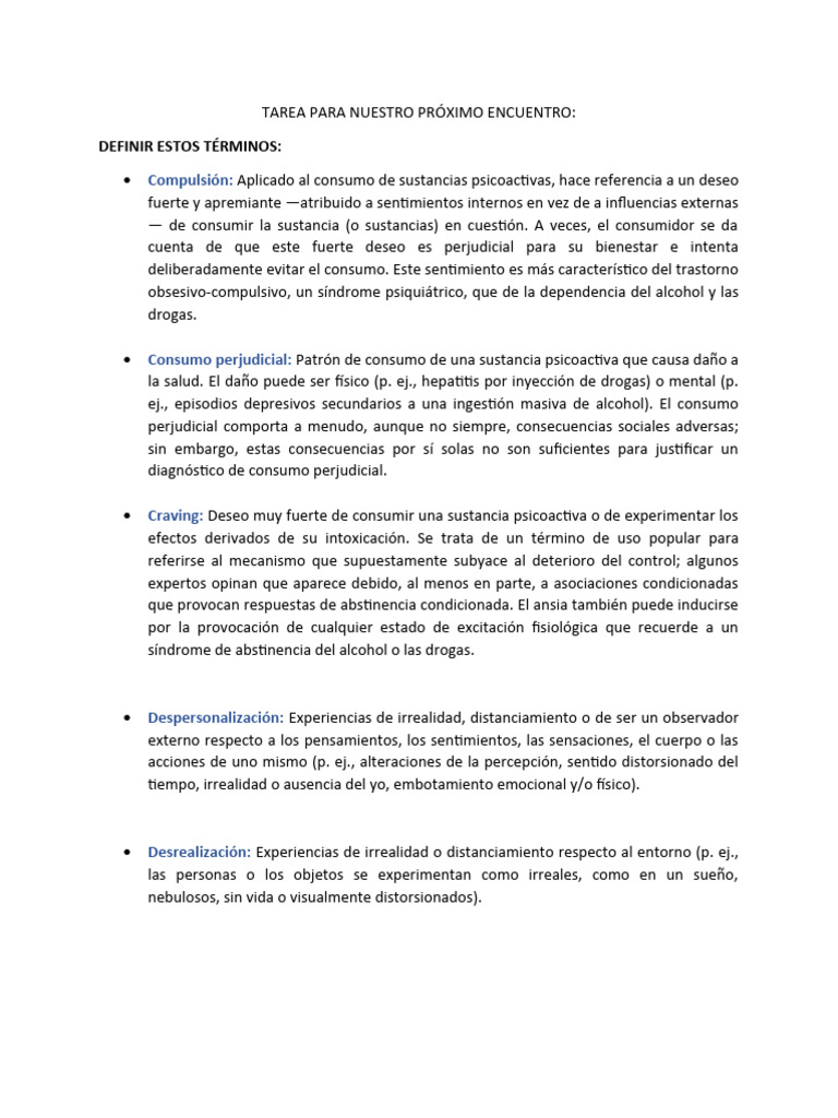 Sustancias Psicoactivas | PDF | Despachador de drogas | La dependencia de sustancias
