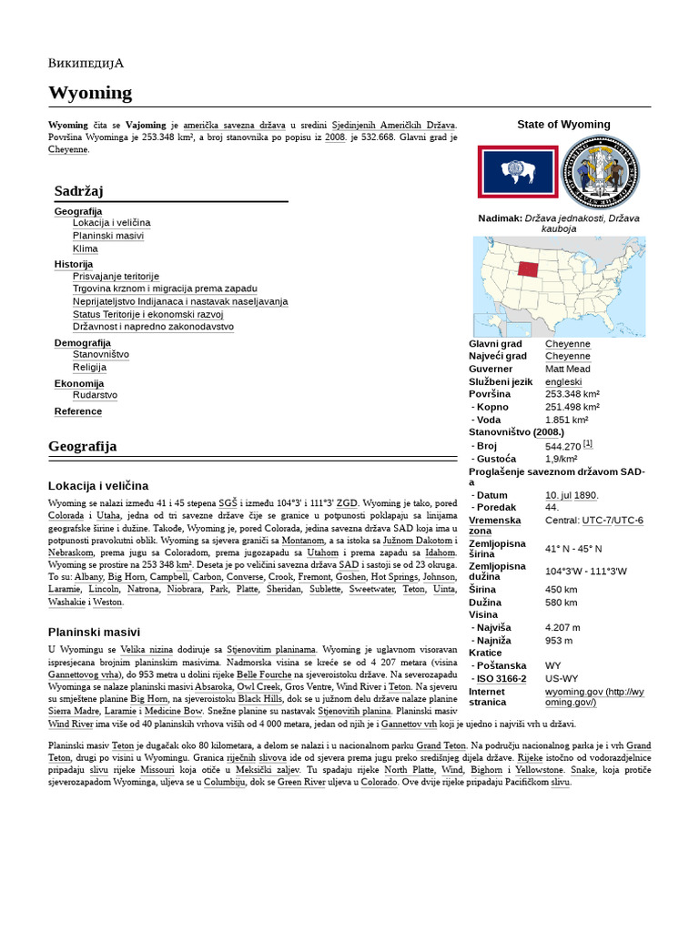 Wyoming | PDF