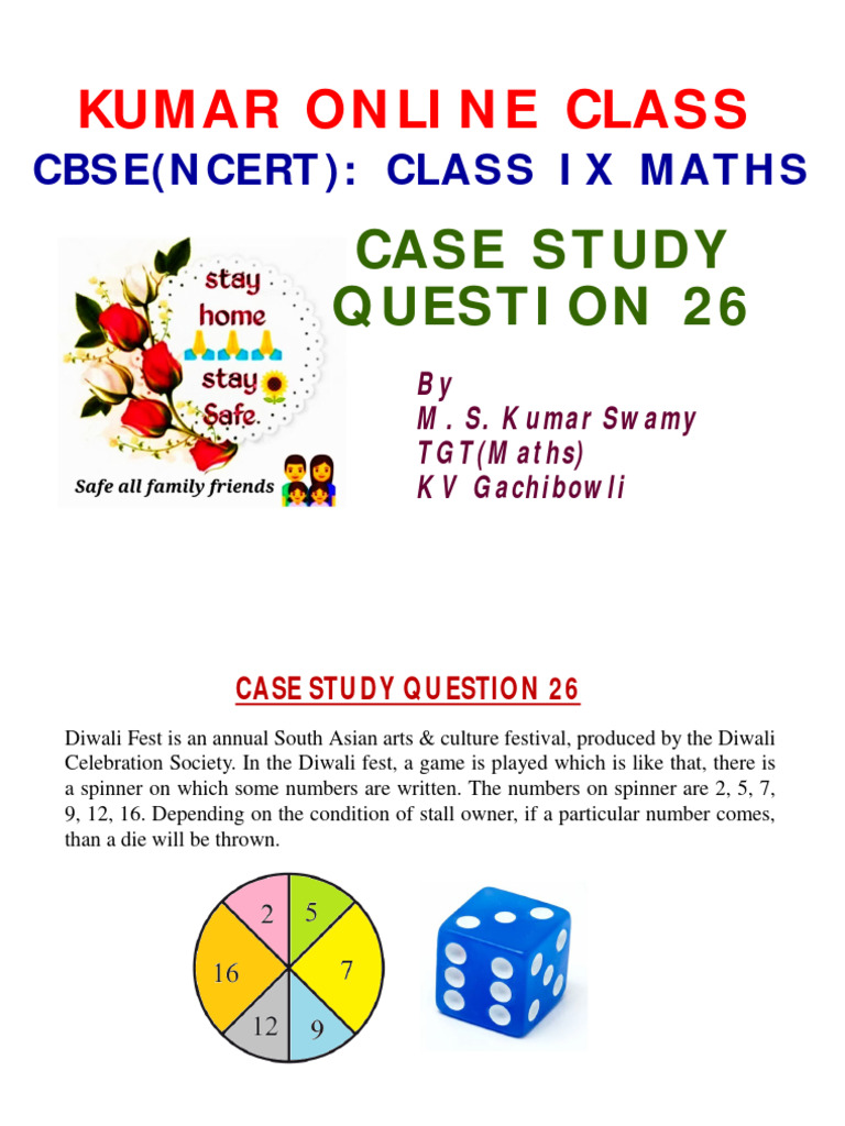 Class IX Maths Case Study on Diwali Fest | PDF