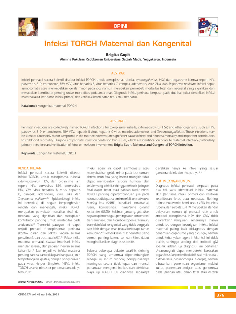 Infeksi TORCH Maternal Dan Kongenital | PDF