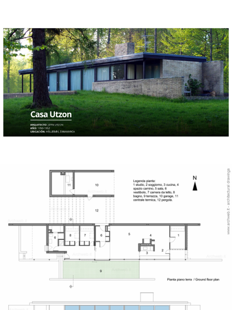 1-Casa Utzon, Arq. Jørn Urzon | PDF