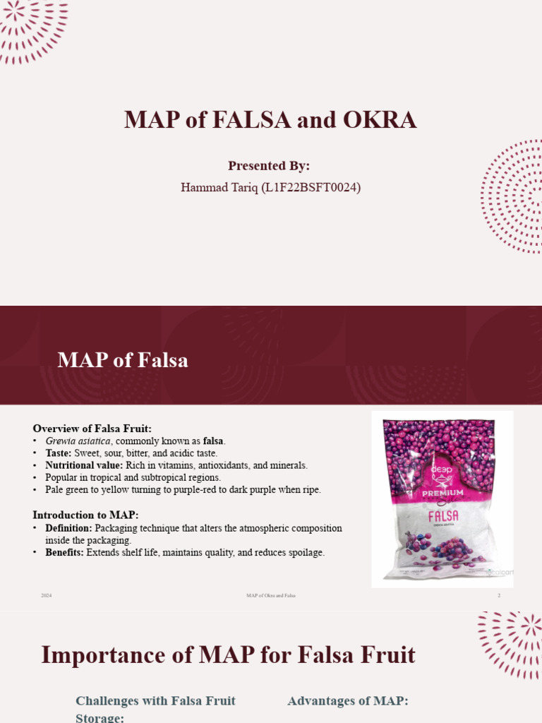 MAP of Falsa and Okra... | PDF | Carbon Dioxide | Chemistry