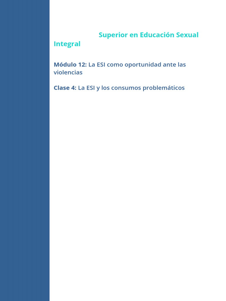 M12_C4_La ESI y los consumos problemáticos | PDF | Drogas | Drogas ...