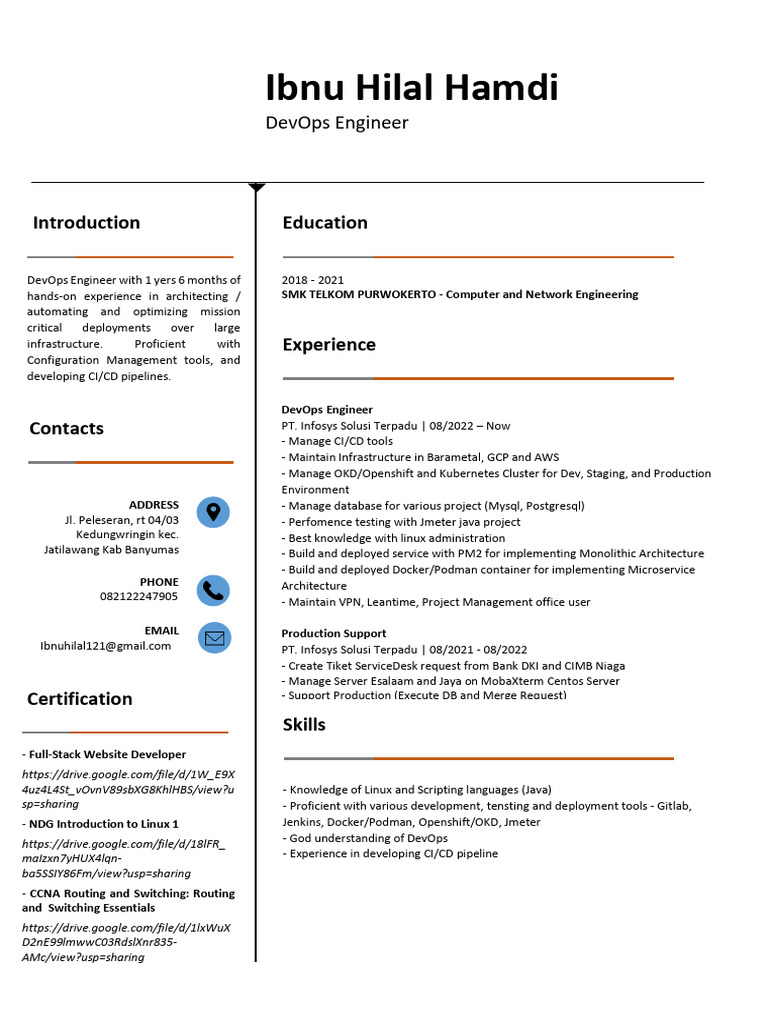 CV (9) | PDF | Information Technology Management | Computing