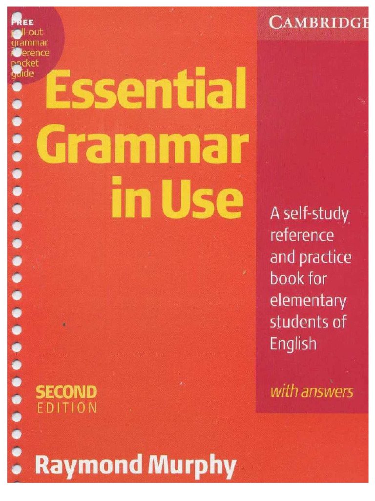 Pdf 01 Ingles Raymond Murphy Essential Grammar In Use With Answerspdf