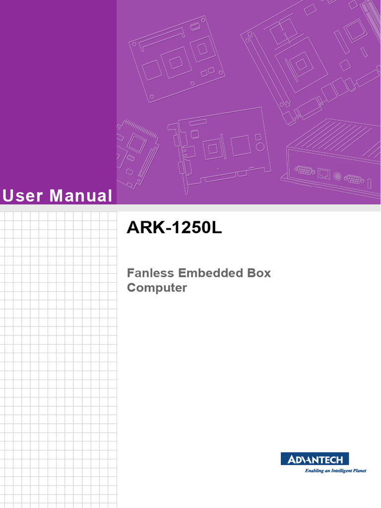 ARK-1250L User Manual Ed.3 | PDF | Usb | Solid State Drive