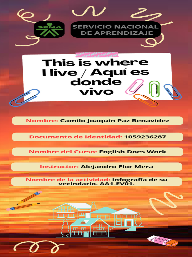 Evidencia This Is Where I Live Aquí Es Donde Vivo - Infografía de Mi ...