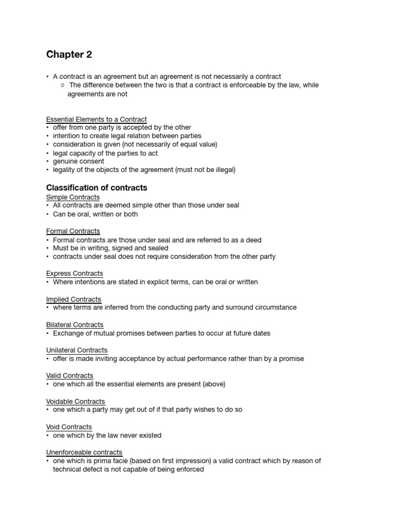 Chapter 2 - Intro to Law | PDF