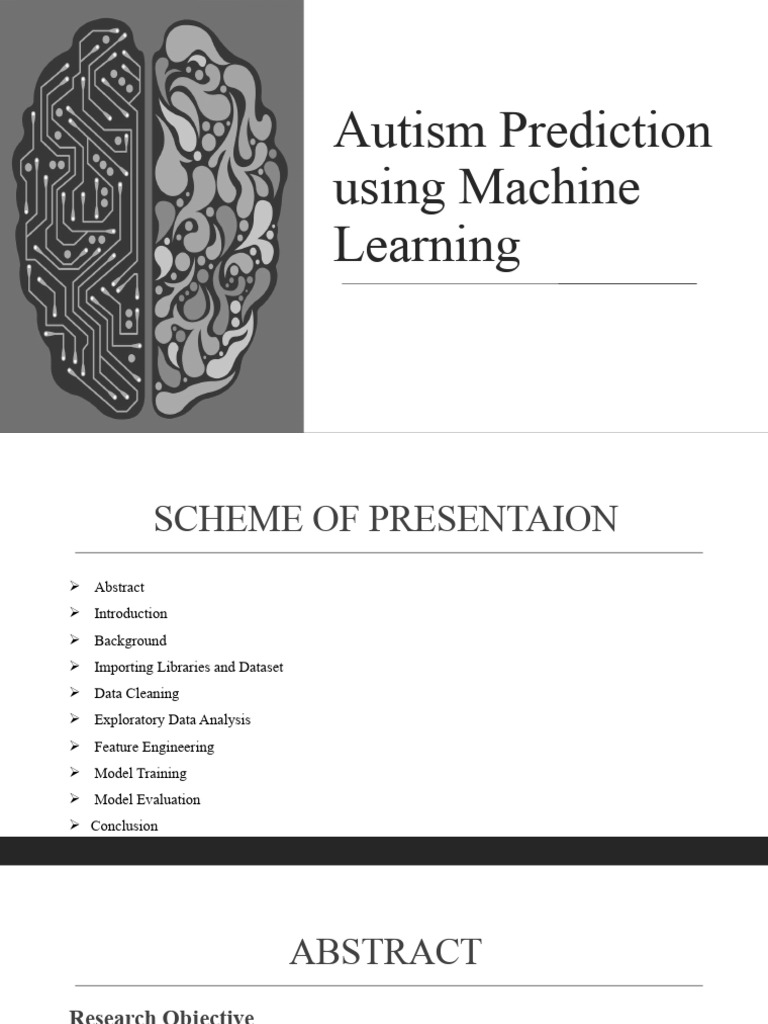 Autism Prediction Using Machine Learning | PDF | Machine Learning ...