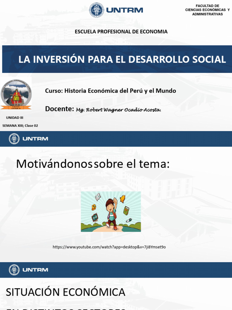 Historia Econ Semana XIII UII C2 | PDF | Minería | Perú