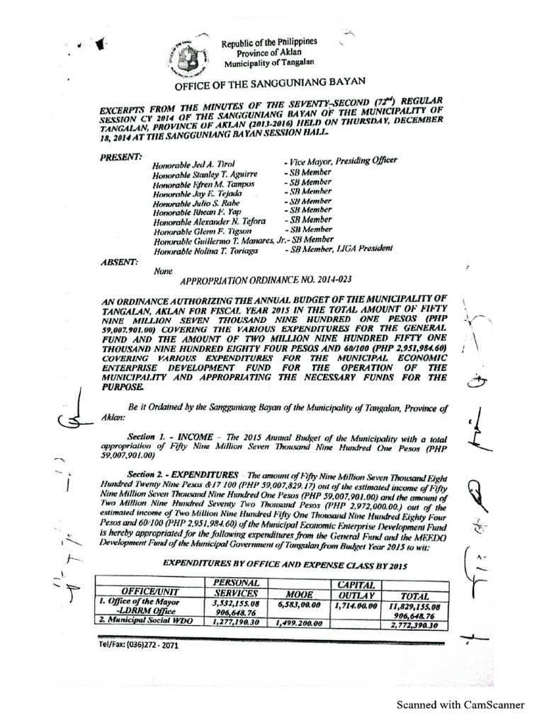 1.1 Ordi 2014 23 Creation of LDRRMO and Plantilla | PDF