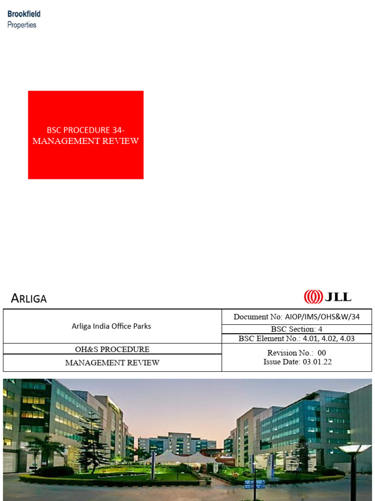 BSC PPT - Management Review Continual Improvement | PDF | Audit | Occupational Safety And Health