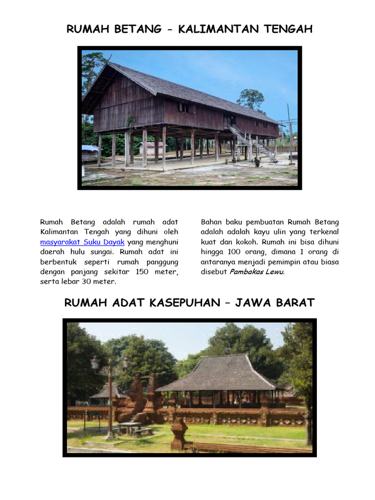 Rumah Betang | PDF