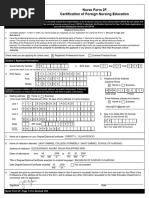 Form 2F (Sample) | PDF | Nursing | Licensure