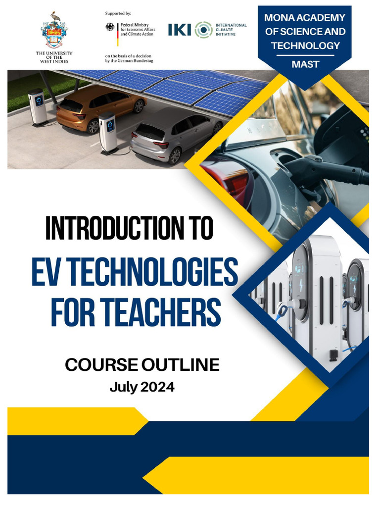 Introduction To EV Technologies For Teachers - Course Outline | PDF ...