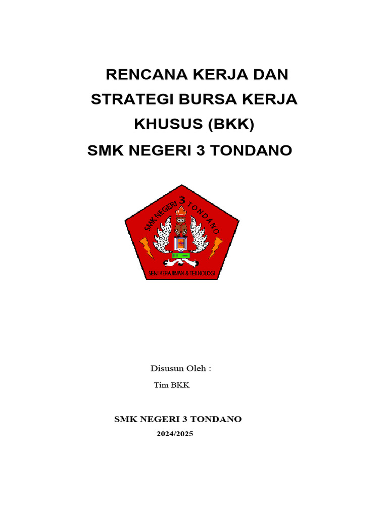 Program Kerja BKK 2024 | PDF | Bisnis